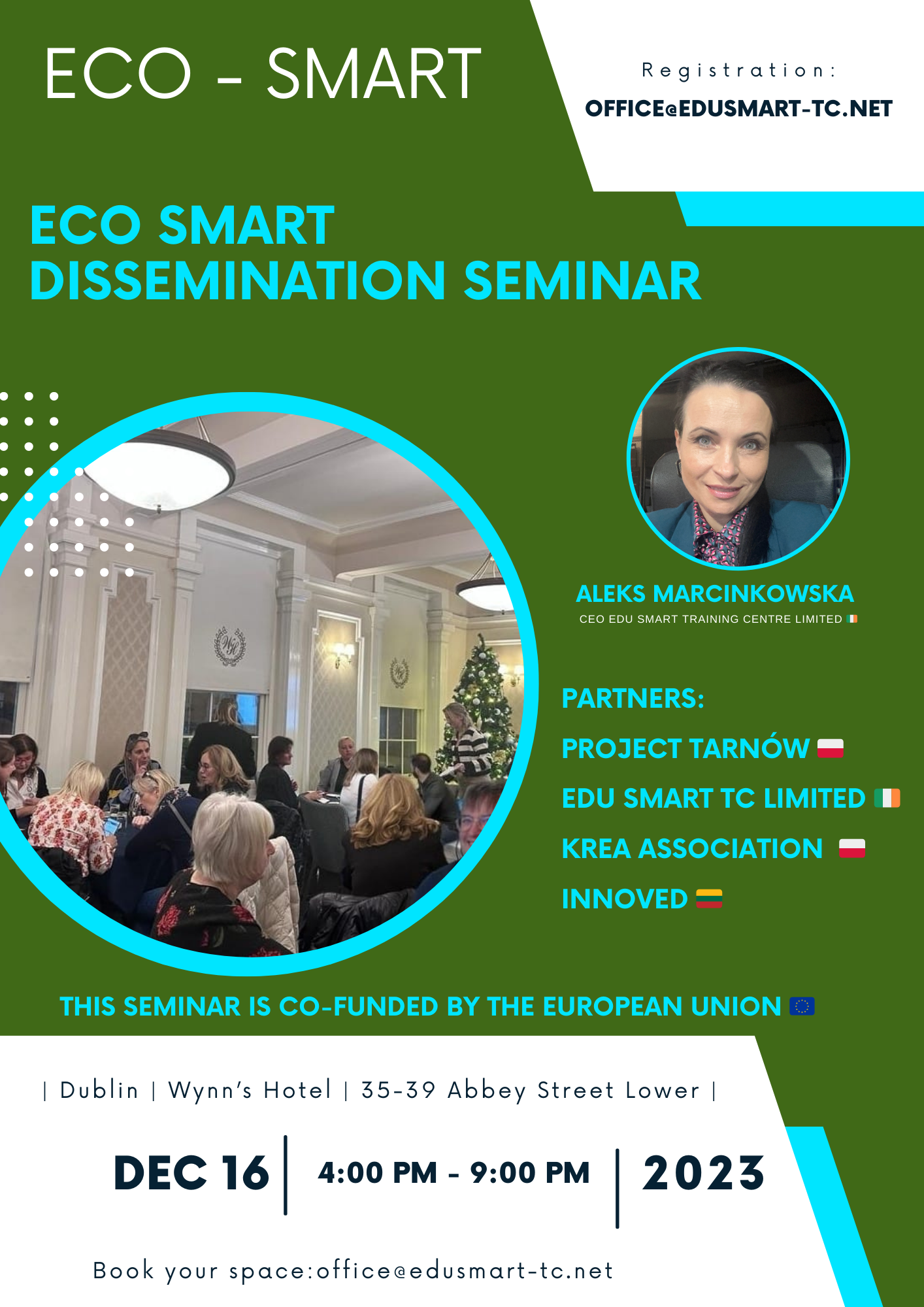 ECO SMART SUMMARY & DISSERTATION SEMINAR 16/12/23 DUBLIN 🇮🇪 – EDU SMART ...